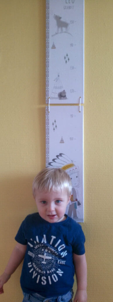 Une toise personnalisée pour mon petit Indien - Les Tresors de Margaux